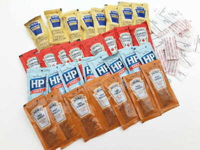 Heinz Essential Condiment and Sauce Sachets Travel Pack - 72 items | eBay