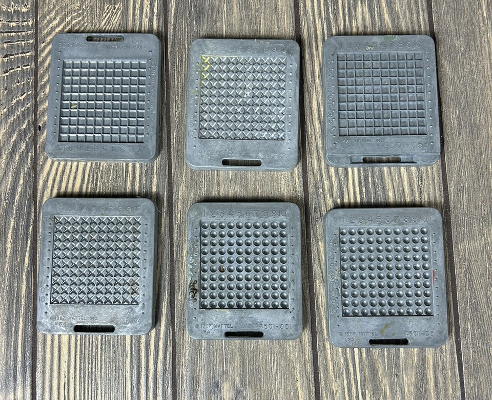 Vintage 1967 Thingmaker Picadoo Replacement Piece 6 Silver Plates | eBay