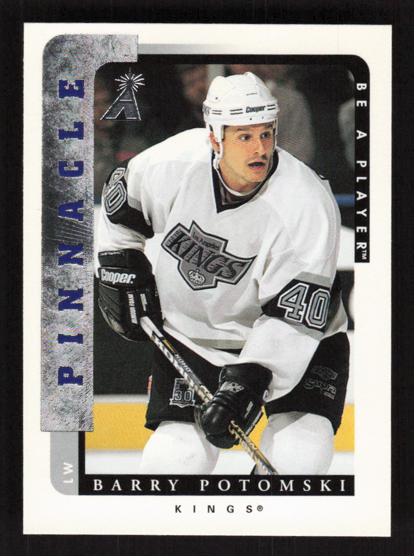 1996 Pinnacle Be a Player #24 Barry Potomski Los Angeles Kings | eBay