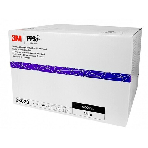 3M PPS 2.0 Spray Cup System 125 Micron 650ml Kit, 26026 | eBay Australia
