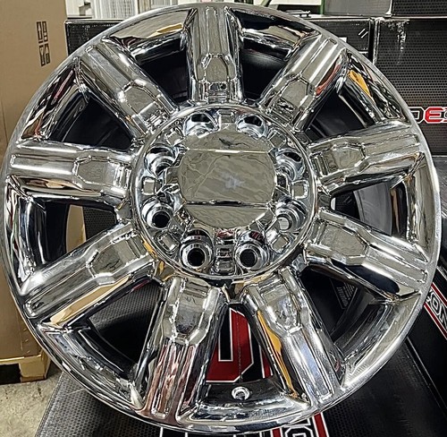20" Chrome OE 84830458 Replica Wheels fits 2011 2026 GMC Sierra Denali ...