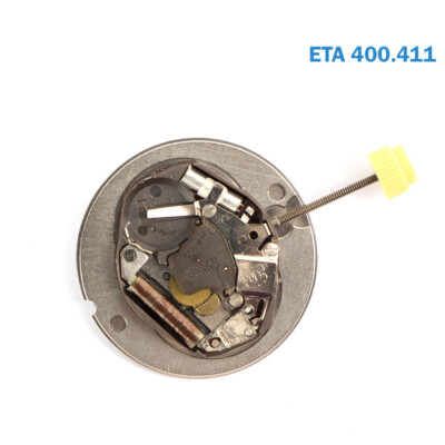 ETA 400.411 SWISS🇨🇭 WATCH MOVEMENT White Disk on 6, Quartz Analog ...