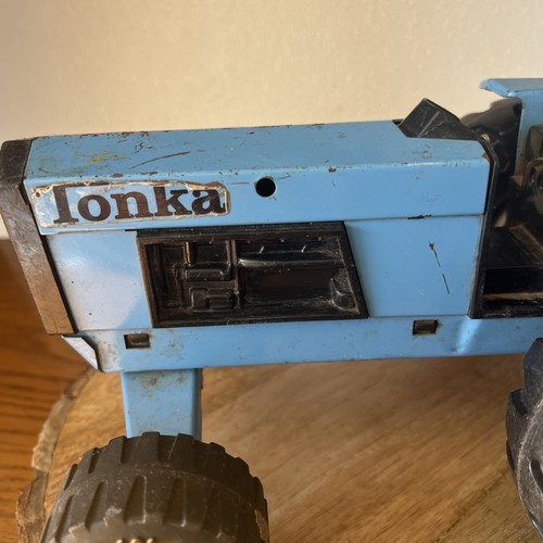 Tonka 1970s Blue Farm Tractor 51001 Pressed Metal | eBay