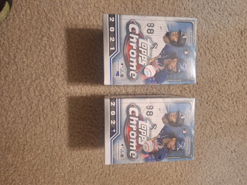 Topps Chrome 2021 Baseball Blaster Boxes(2) - 64 total cards | eBay