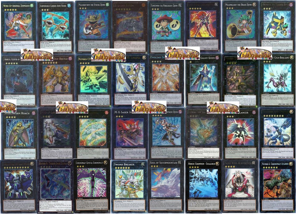 Yugioh x10 XYZ Monster Exceed Number Pack yes 10x XYZ monsters | eBay