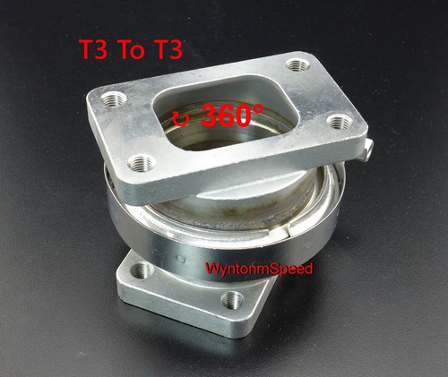 T3 To T3 Turbo Inlet V Band Stainless Steel Rotation Conversion Adapter ...
