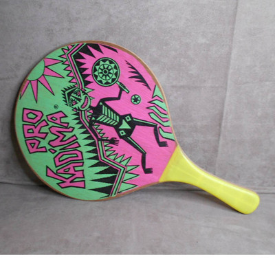 Pro Kadima Beach Paddle Wood Neon Tribal Pattern | eBay