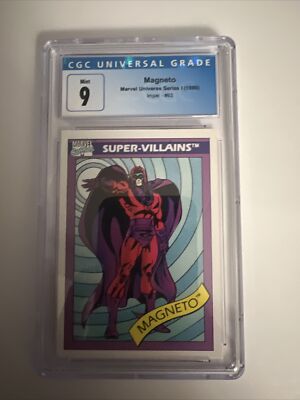 1990 Marvel Universe MAGNETO Card #63 CGC 9 X-Men | eBay