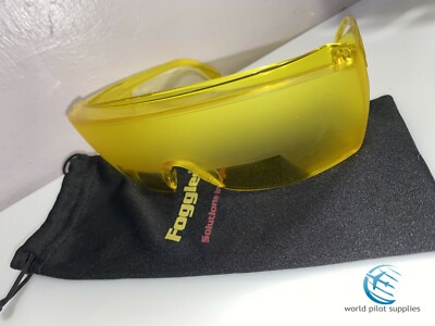 Certified Foggles, IFR Training Glasses in Yellow | eBay