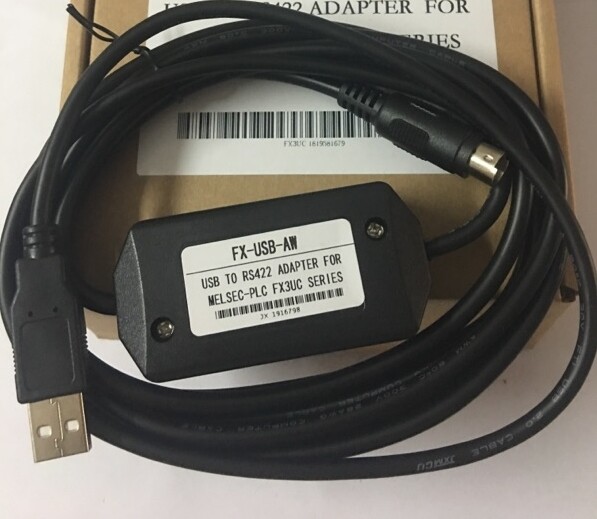 FX-USB-AW for FX3U series FX3GA,FX3G,FX3SA and FX1S FX1N, FX2N series ...