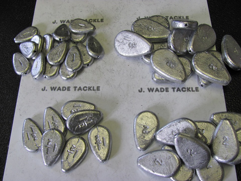 20 - 1 1/2 oz. "NO ROLL" FLAT SINKER, FISHING WEIGHTS | eBay