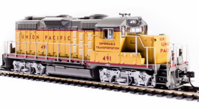 BROADWAY LIMITED 4278 HO EMD GP20 UP 489 Yellow & Gray Paragon4 Sound/DC/DCC | eBay