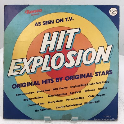 Ronco As Seen on TV Hit Explosion 1977 Original Hits by Original Stars ...