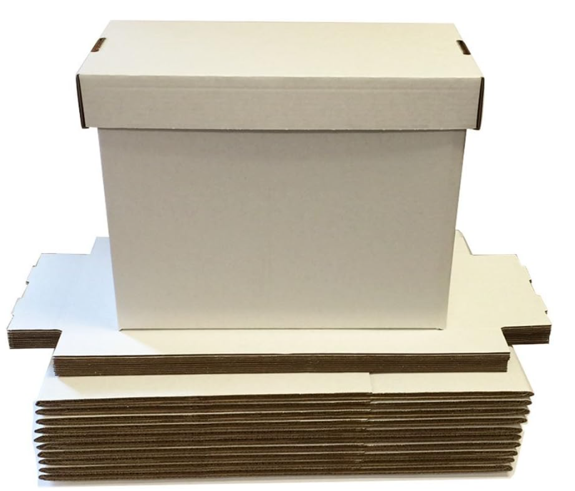 Lot of 5 BCW Short Comic Storage Archive Box Double Thickness Cardboard ...