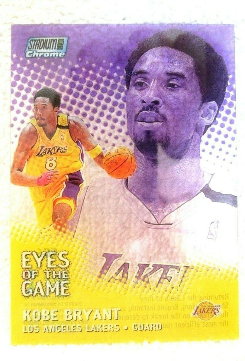 Kobe Bryant 1999-00 Stadium Chrome Acetate EOTG Card!LA Lakers G GOAT ...