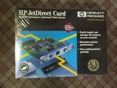 HP JETDIRECT CARD J2555A - HIGH PERFORMANCE INTERNAL SERVER - NEW ...