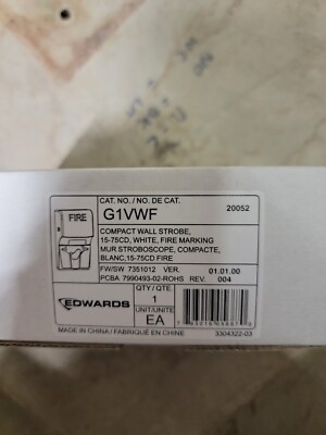 Fire Alarms - Strobe White