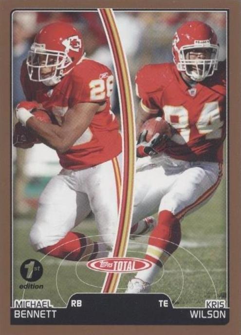 2007 Topps Total - Michael Bennett, Kris Wilson #46 1st Edition for ...