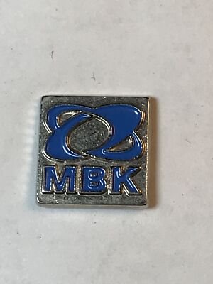 PIN MBK SILVER EN BLUE | eBay