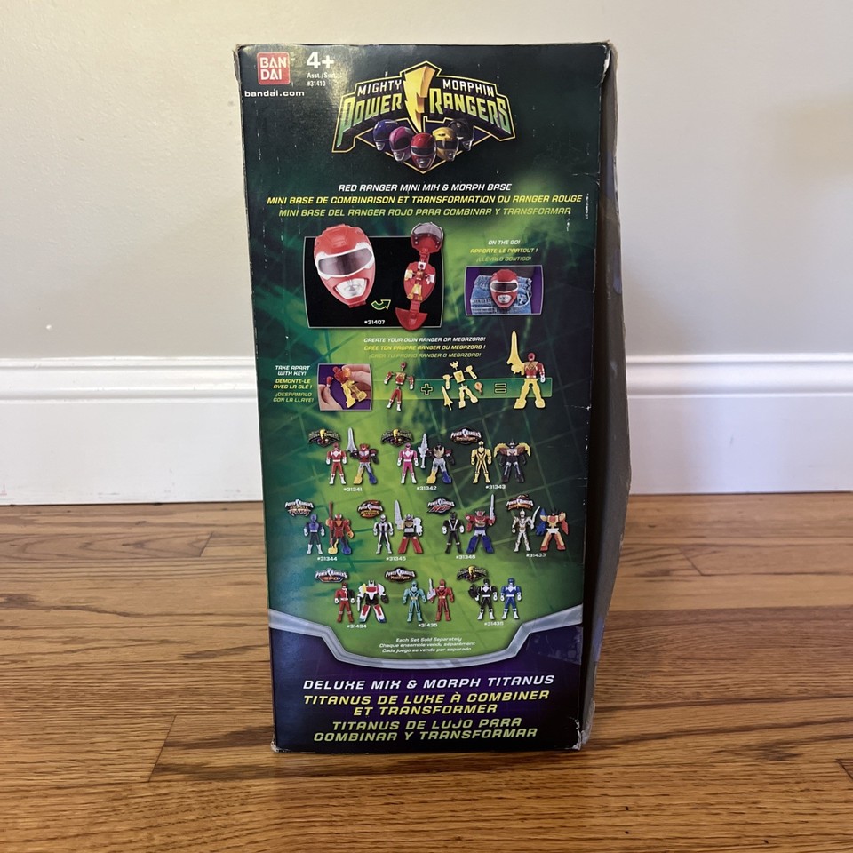2010 Bandai Mighty Morphin Power Rangers Deluxe Mix & Morph Titanus ...