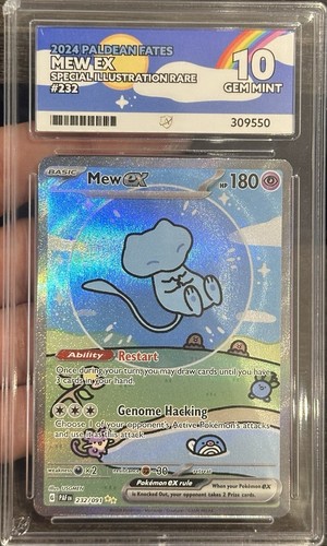 Pokemon TCG - Mew Ex 232/091 Special Illustration Rare Bubble Mew ...