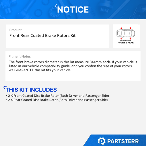 For BMW 428i 328i 320i xDrive 228i M235i Gran Front Rear Coated Brake ...