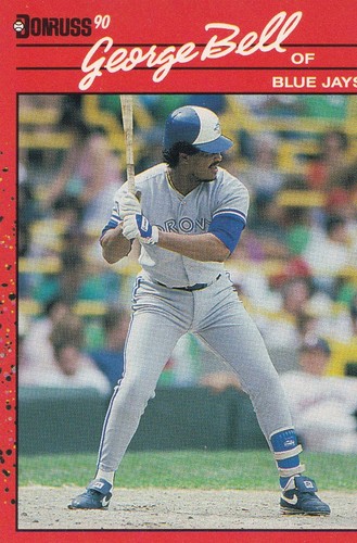 1990 Donruss #206 George Bell MLB Toronto Blue Jays + (Yes 3 Free ...