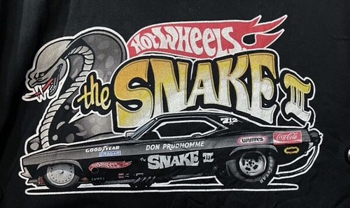 "VRHTF NHRA AWESOME "DON THE SNAKE PRUDHOMME HOT WHEELS CAR" COOL XXL T ...