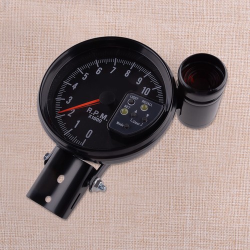 12V 5" Universal 7 Colors Tachometer 11K RPM Speedometer Gauge+ Shift ...