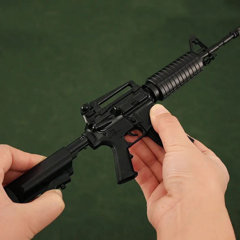 AR-15 1:3 Die Cast Collectible Mini Non Goat Gun Non-firing Model Carry ...