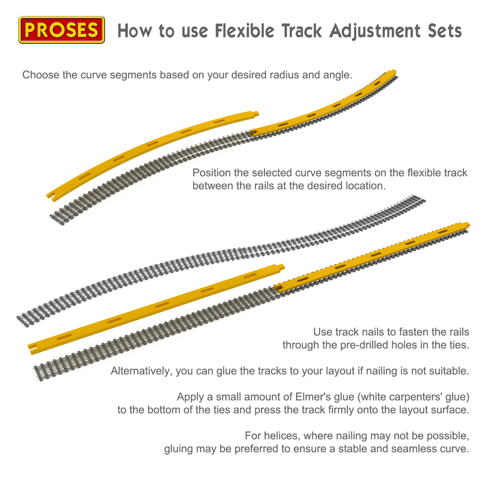 26 PCS MEGA PACK of N SCALE FLEXIBLE TRACK TOOLS - Limited Introductory ...