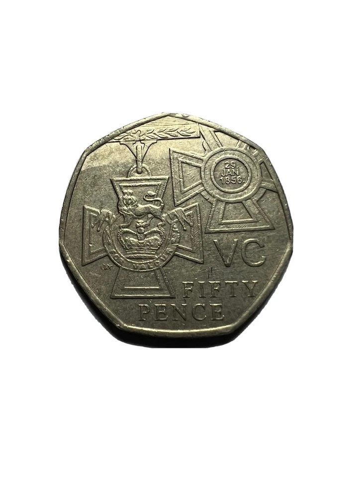 Victoria Cross 50P for sale | eBay UK