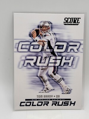 2018 Score - Color Rush #1 Tom Brady | eBay