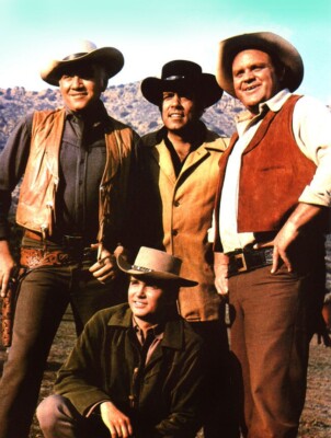 Bonanza Cast Dan Blocker Pernell Roberts Michael Landon 8x10 Glossy ...