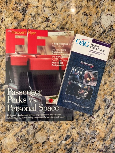 OAG Pocket Flight Guide Europe Africa ME August 1997 Frequent Flyer ...