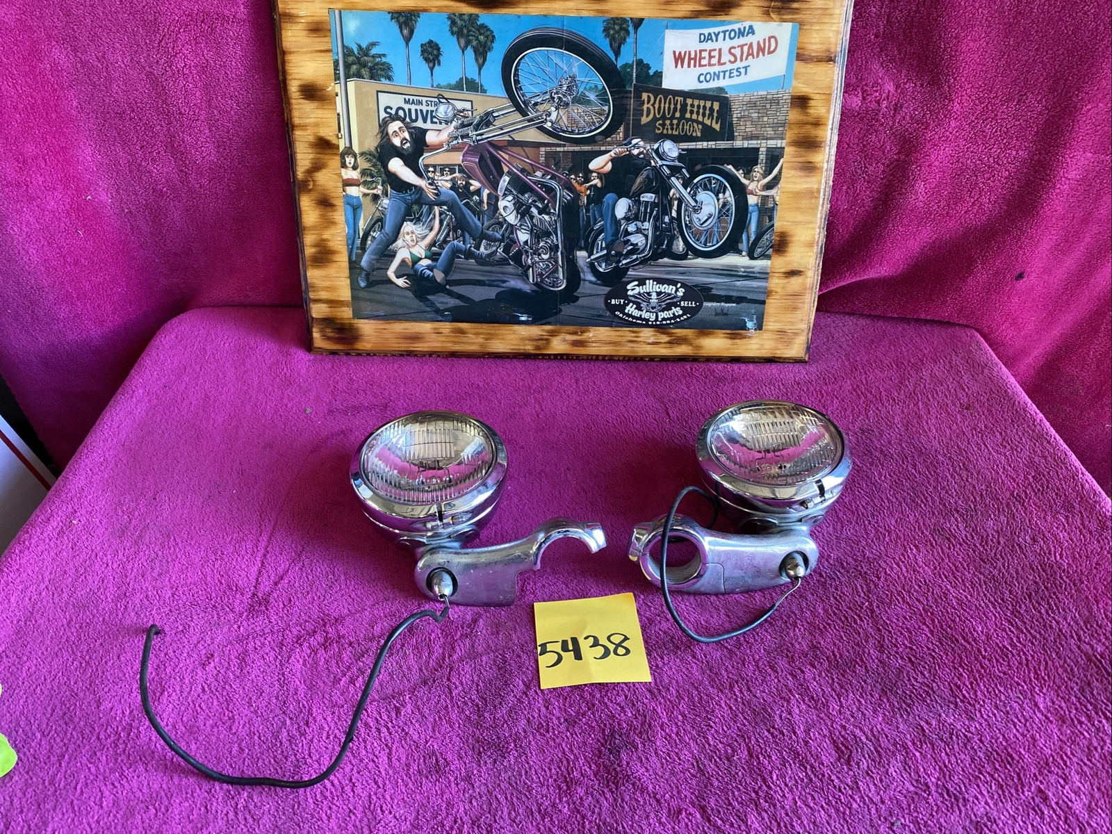 harley fog light sportster 39mm Xl Dyna Fxr Spot Passing Lamp Narrow ...