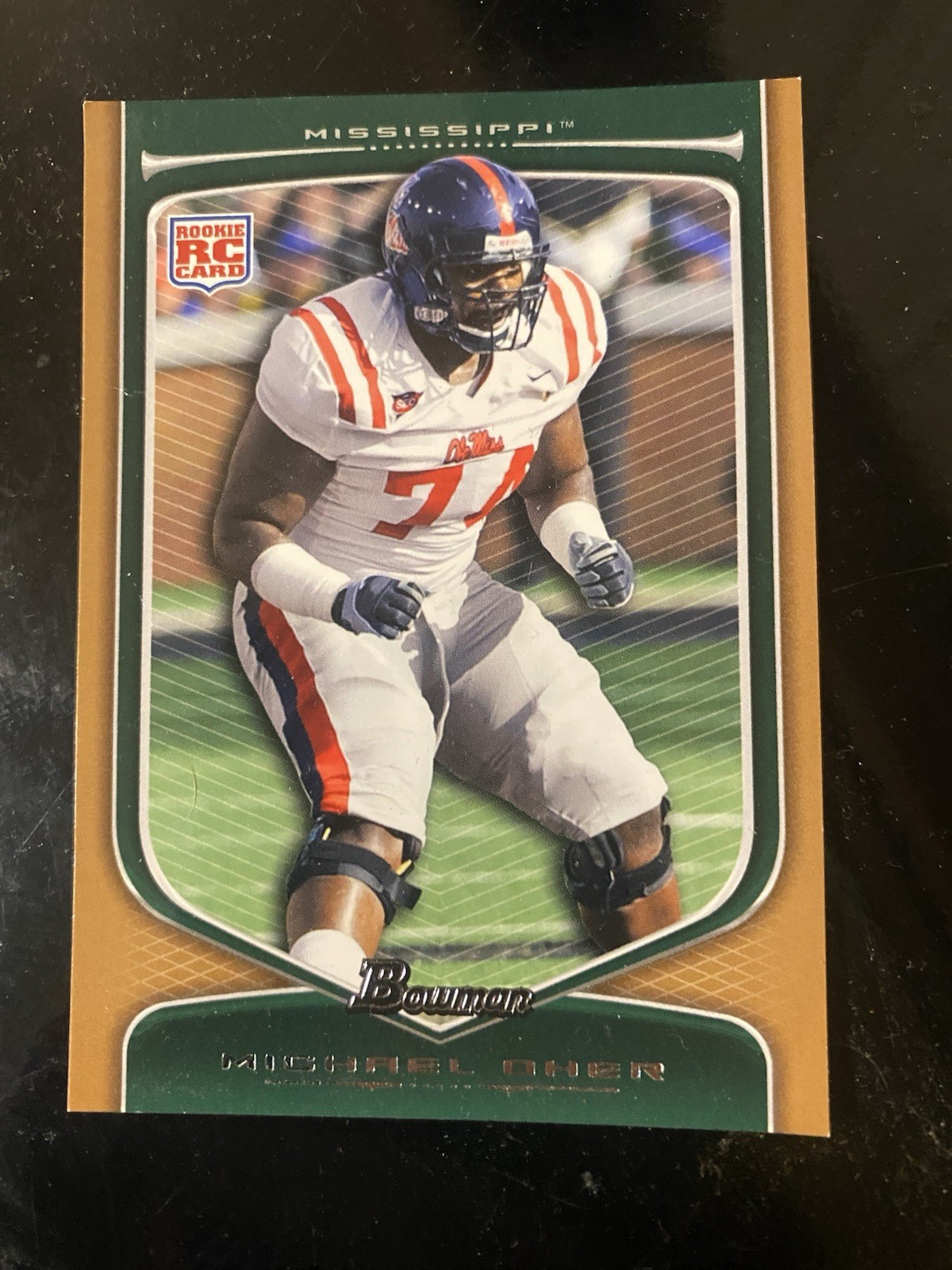 2009 Bowman Draft Picks - Michael Oher #113 Bronze /99 (RC) for sale ...
