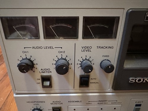 SONY VO-5850 U-MATIC 3/4" FORMAT NTSC PLAYBACK | eBay