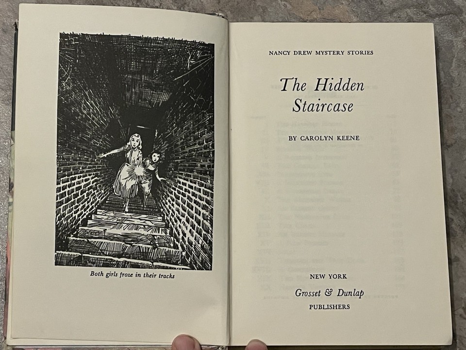 Nancy Drew the Hidden Staircase by Carolyn Keene (1959 Hardcover) | eBay UK