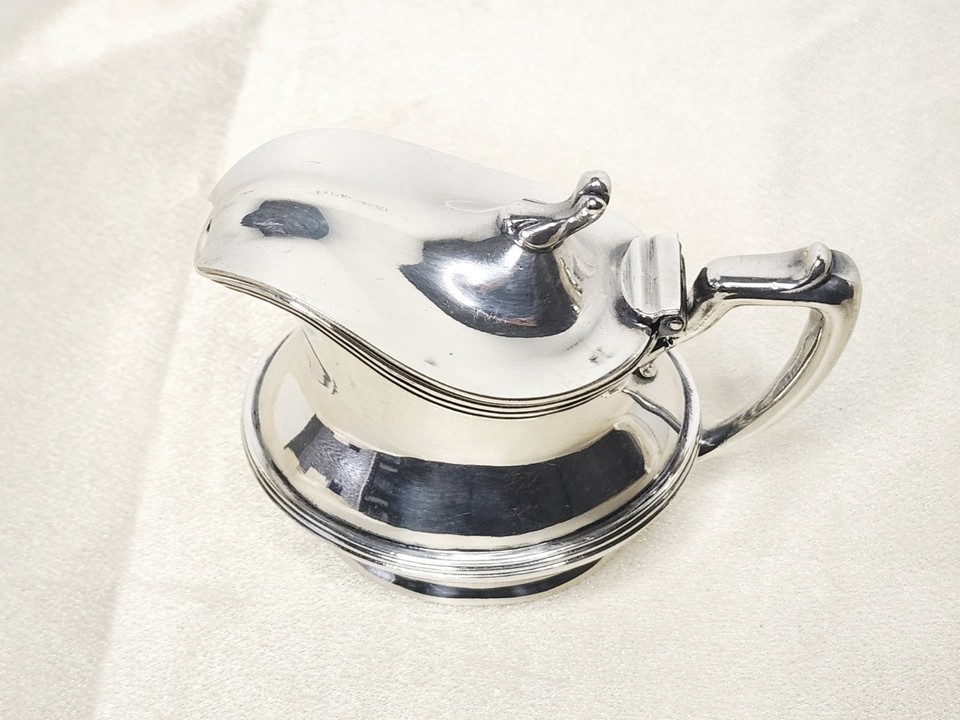 Vintage R. Wallace 0333 / 14 Silver Soldered 5oz Lidded Creamer | eBay