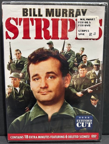 Stripes (DVD 1981) Extended Cut Bill Murray John Candy Harold Ramis NEW ...
