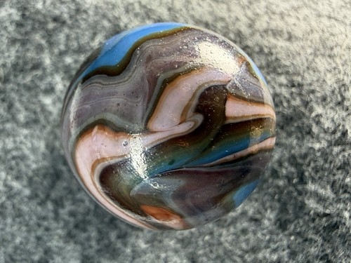 JABO MARBLES: Blue Boy Multi Color Bolder. .910 | eBay