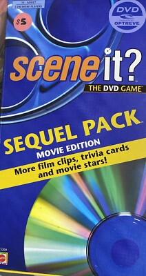 Scene It Game Pieces DVD Game Sequel Pack More Clips Movie Edition Used ...