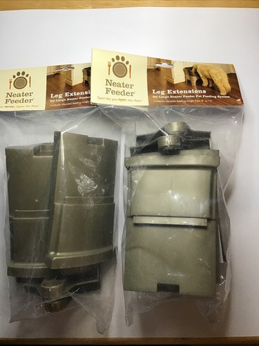 Neater Feeder Deluxe Leg Extensions - 8 Legs Total Bronze Large Lot 2 ...