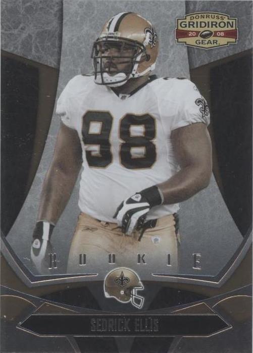 2008 Donruss Gridiron Gear - Rookie Sedrick Ellis #187 /999 (RC) for ...