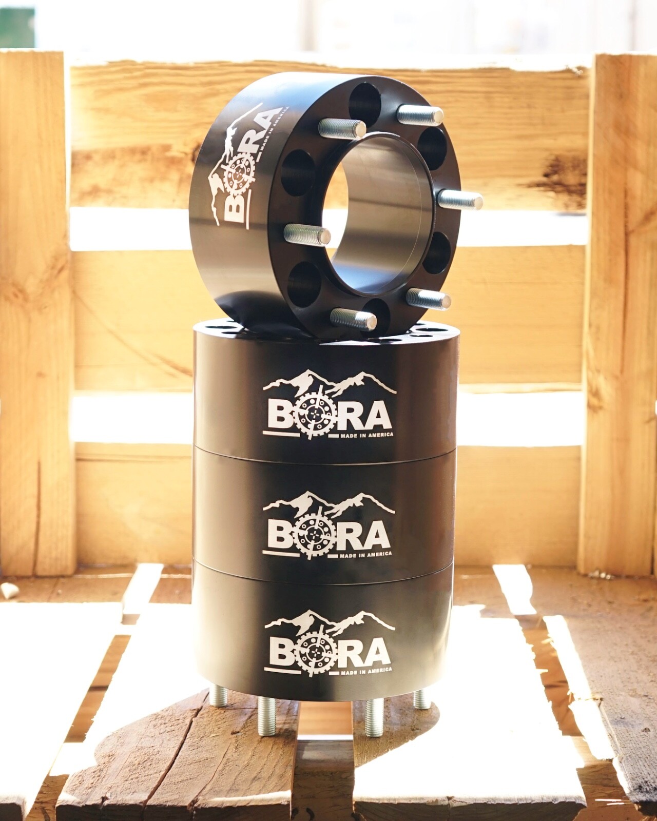 BORA wheel spacers Chevy/GMC 1500, 1992+ 1.5" THICK, PAIR (2) USA MADE ...