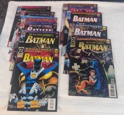 Detective Comics #662+663+664+665+666+667+668+669+670 (10) count Lot of ...