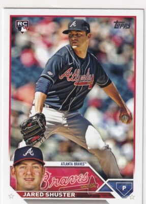 2023 TOPPS UPDATE RC JARED SHUSTER ROOKIE ATLANTA BRAVES BASEBALL (AA ...