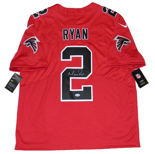 MATT RYAN AUTOGRAPHED ATLANTA FALCONS COLOR RUSH NIKE LIMITED JERSEY ...