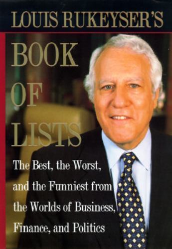 Louis Rukeyser's Book of Lists - 9780805051261, hardcover, Louis ...